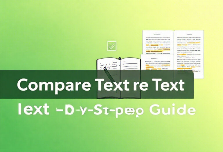 How to Compare Text in English: A Step-by-Step Guide
